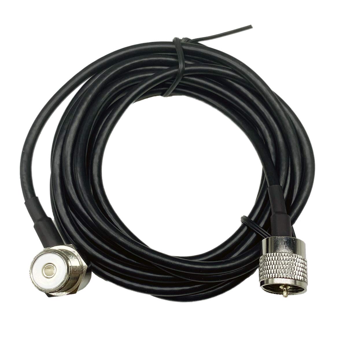 Antenna Cable Pl259 Male To So239 Female Right Angle Bulkhead ...