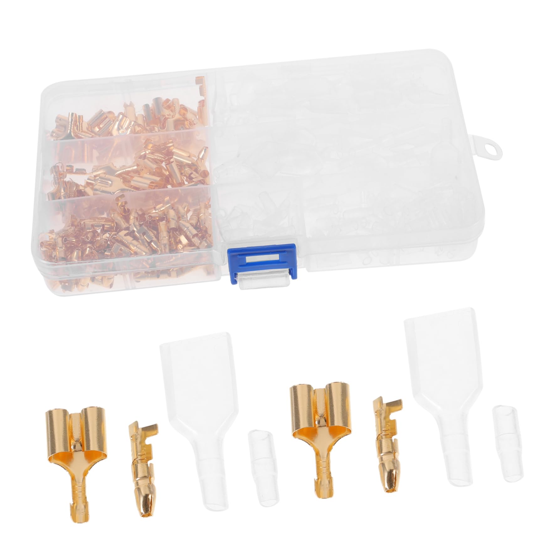 Buy BRIGHTFUFU 300pcs Cold Press Plug Terminal Male and Female Wire ...