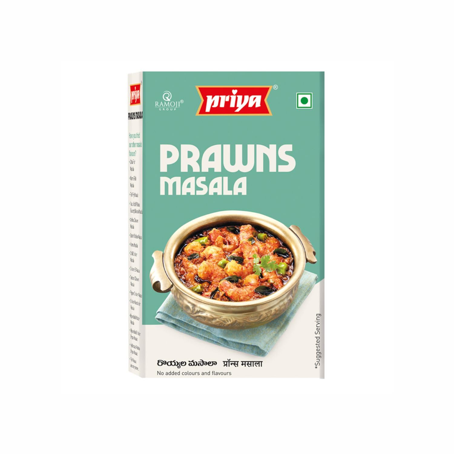 Priya Prawns Masala 50g (Pack of 7) - I Total 350gm I Elevate Your ...