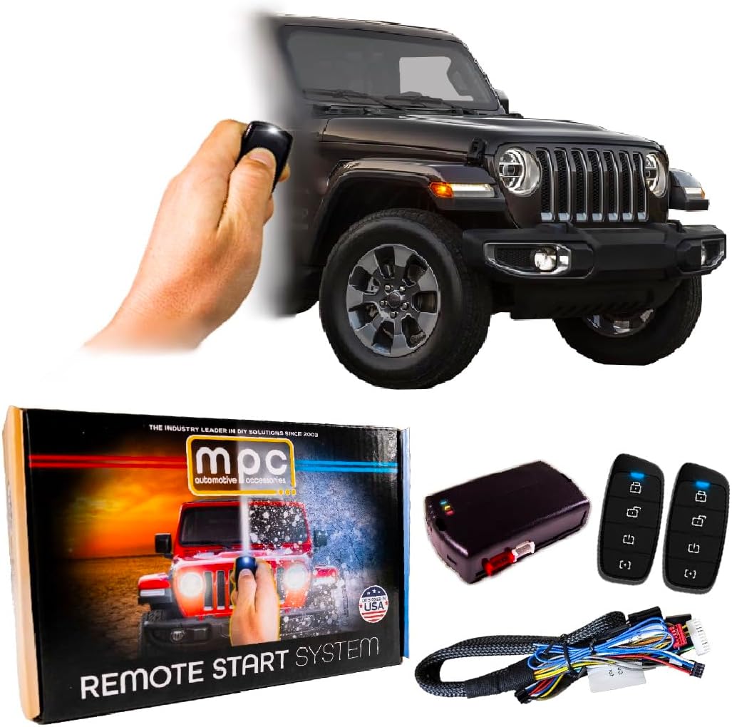 Amazon.com: MPC Remote Start Compatible with Jeep Wrangler 2007-2018 ...