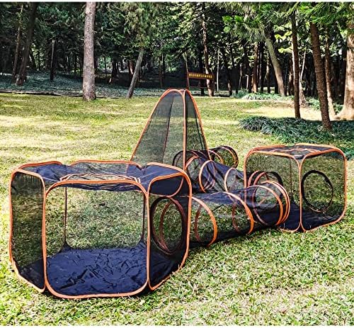 Amazon.com : 6-in-1 Outdoor Cat House, Tent with Tunnels for Indoor ...
