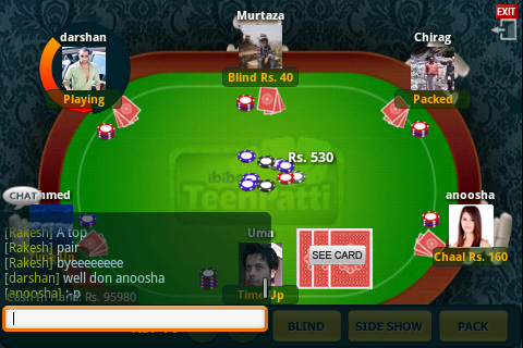 ibibo Teen Patti - App on Amazon Appstore