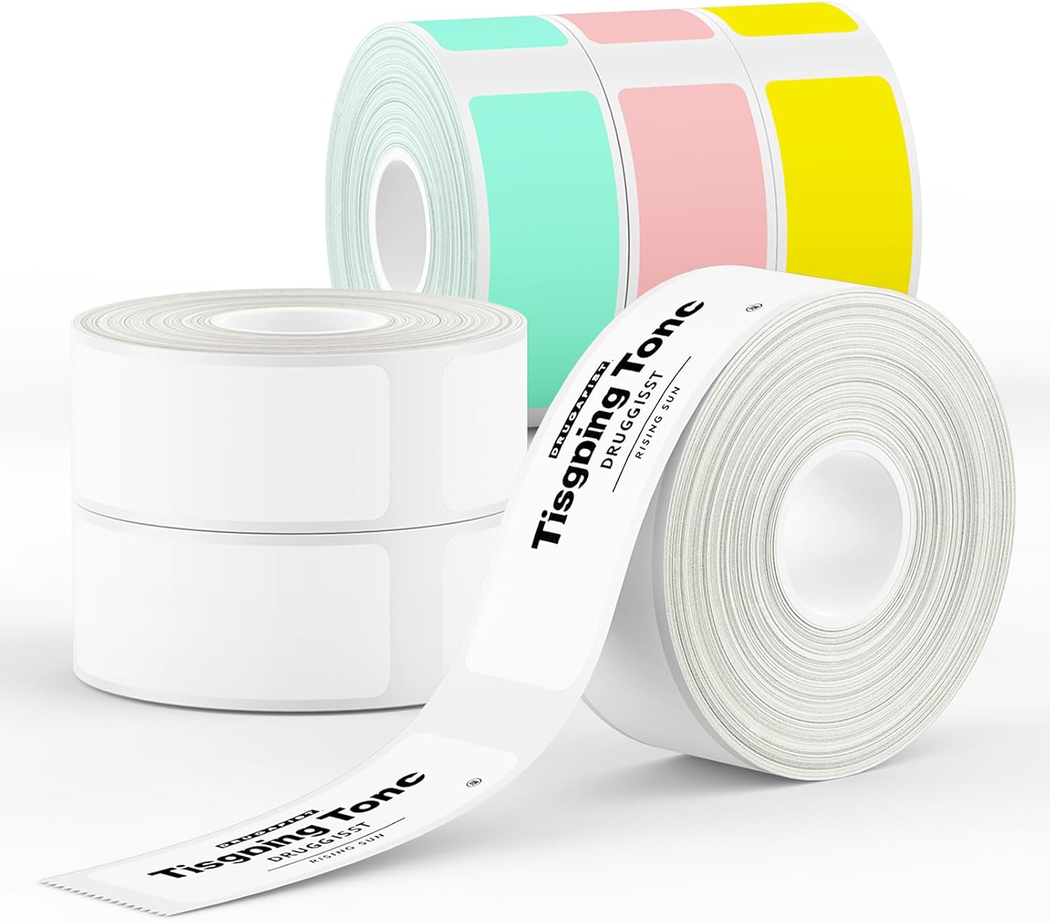 Amazon.com: KNAON Label Maker Tape for Y12, Sicker Print Paper 6 Packs ...