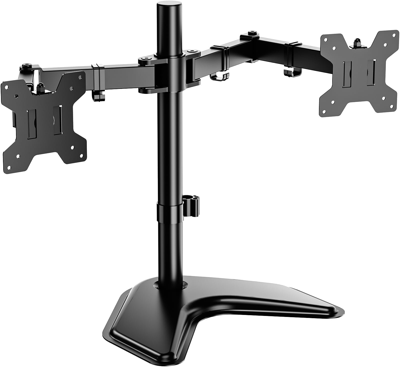 WALI Dual Monitor Stand for Screen Up to 27 Inch, Freestanding ...