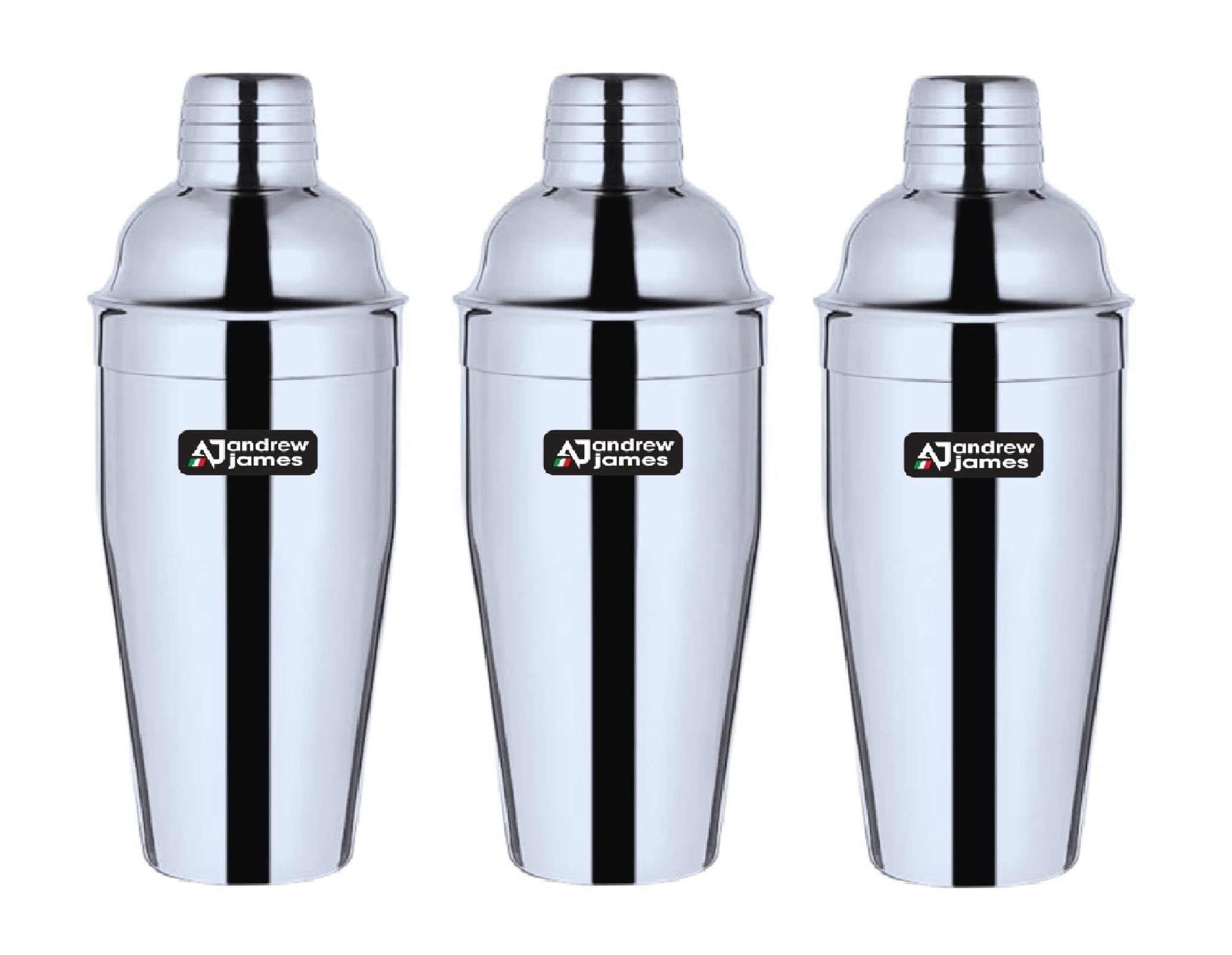 Buy Andrew James Stainless Steel Cocktail Shaker - 750 ML | Martini ...