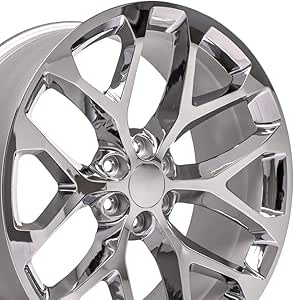 Amazon.com: OE Wheels LLC 24 inch Rims Fits Chevy Silverado Tahoe Sierra Yukon Escalade CV98B ...
