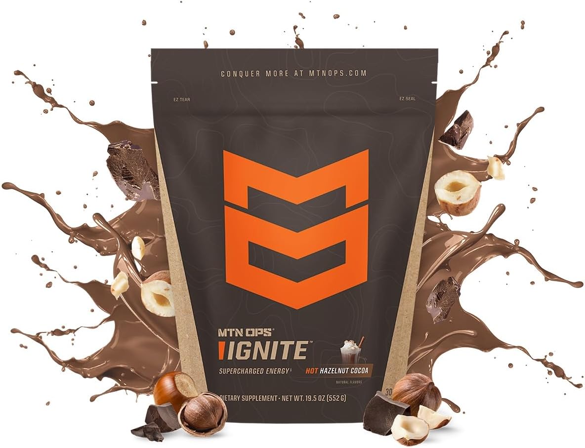 Amazon.com : MTN OPS Hot Ignite Supercharged Energy Drink Mix Coffee ...