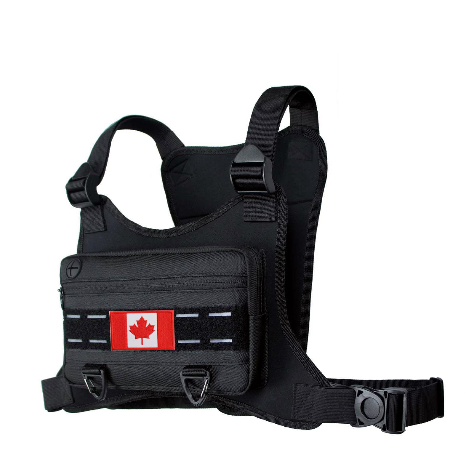 ROGJUK Reflective Breathable Running Vest for Men， Chest Pack for ...