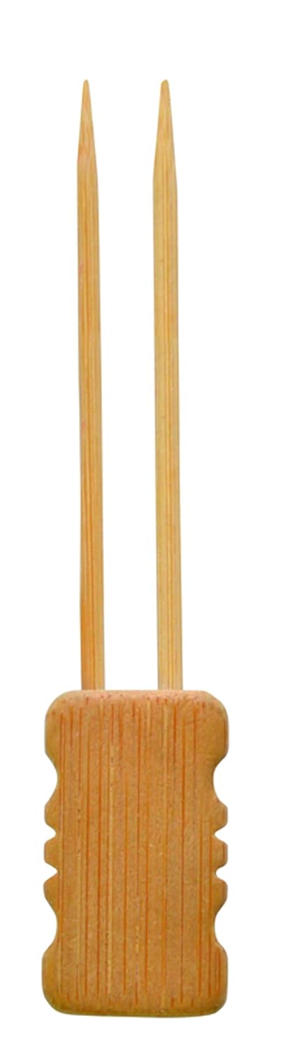 Amazon.com | PacknWood -209BBMBOLA15 - bamboo double prong desserts ...