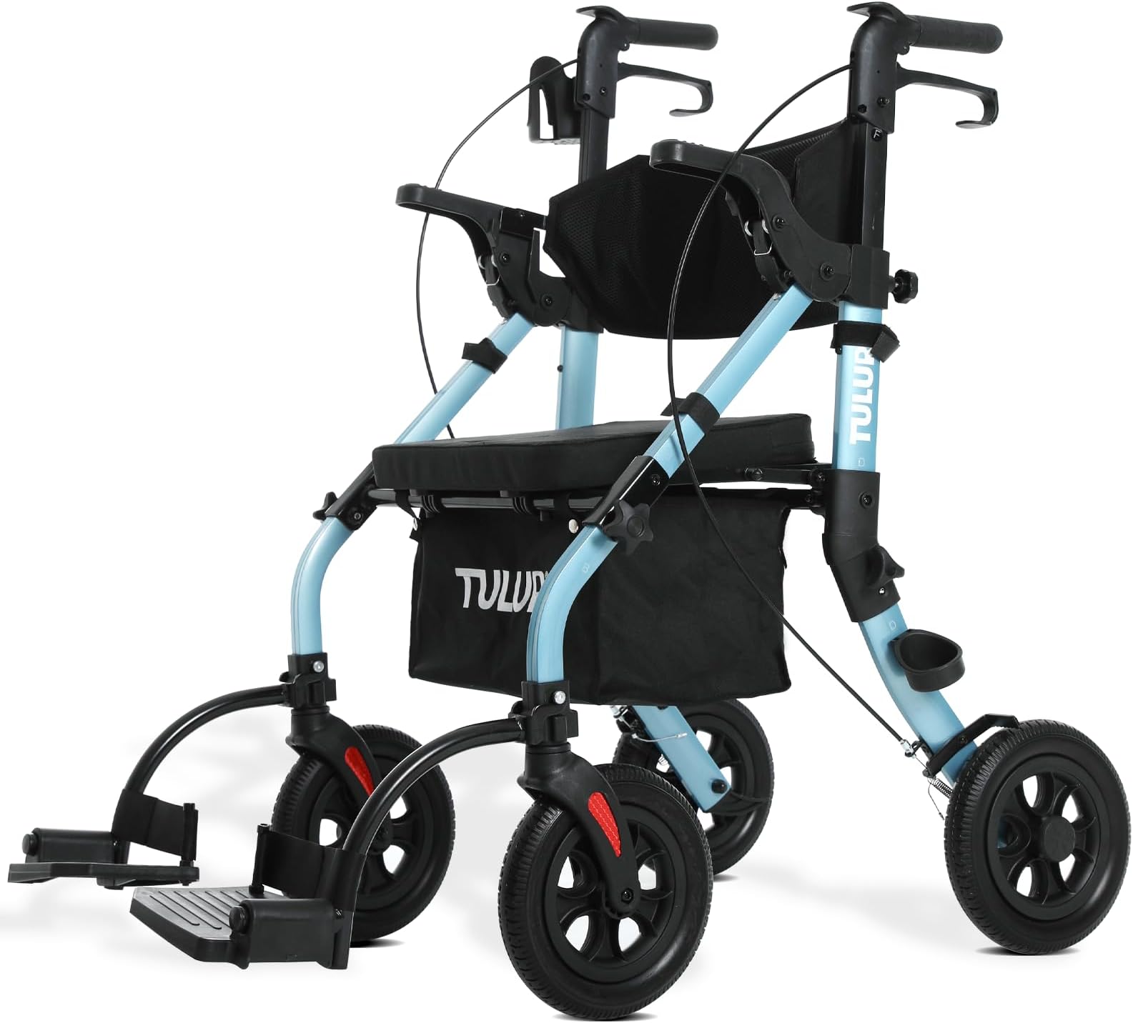 Amazon.com: All Terrain Walker Wheelchair Combo,Rollator Walker with ...