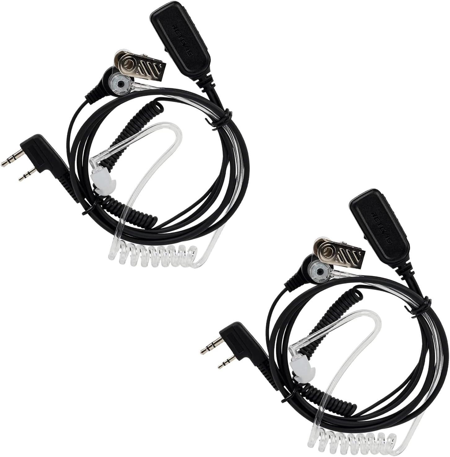 Amazon.com: Retevis Hands Free Walkie Talkie Earpiece with Mic, VOX ...
