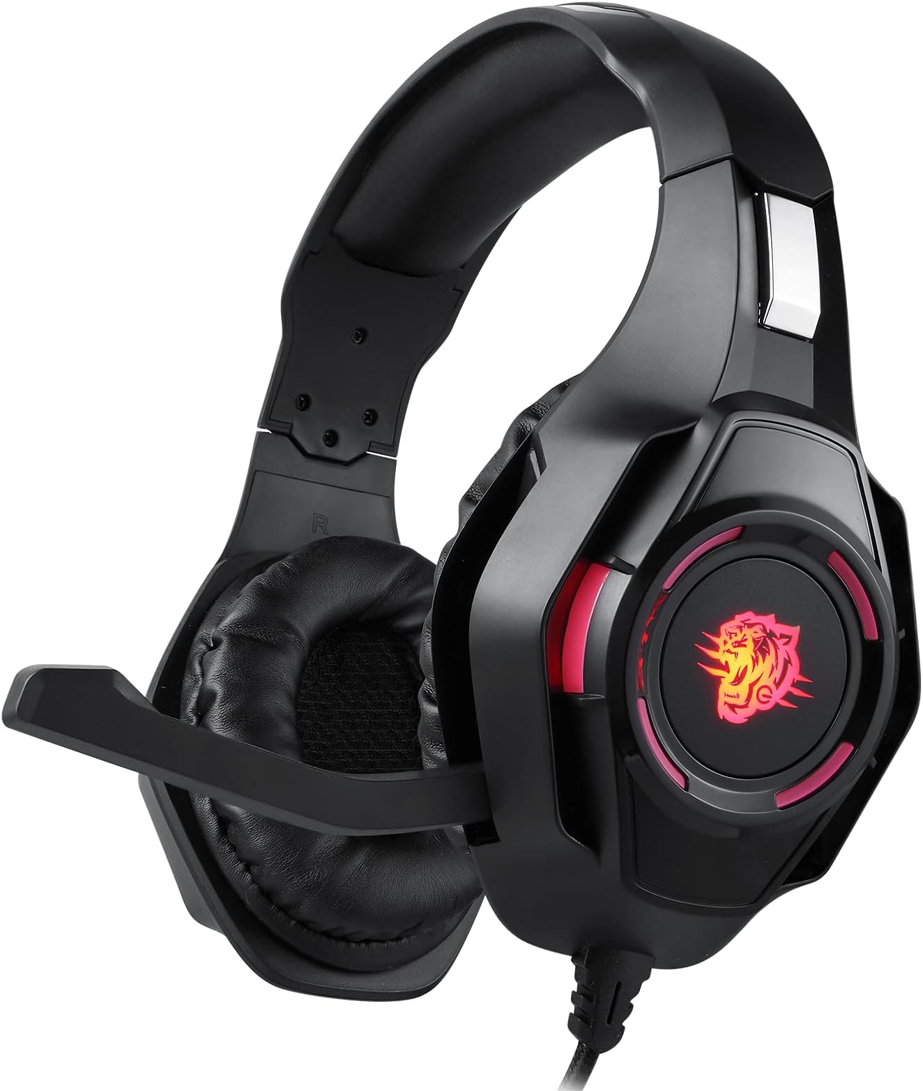 Redgear Cloak Wired RGB Wired Over Ear Gaming Headphones with Mic for ...
