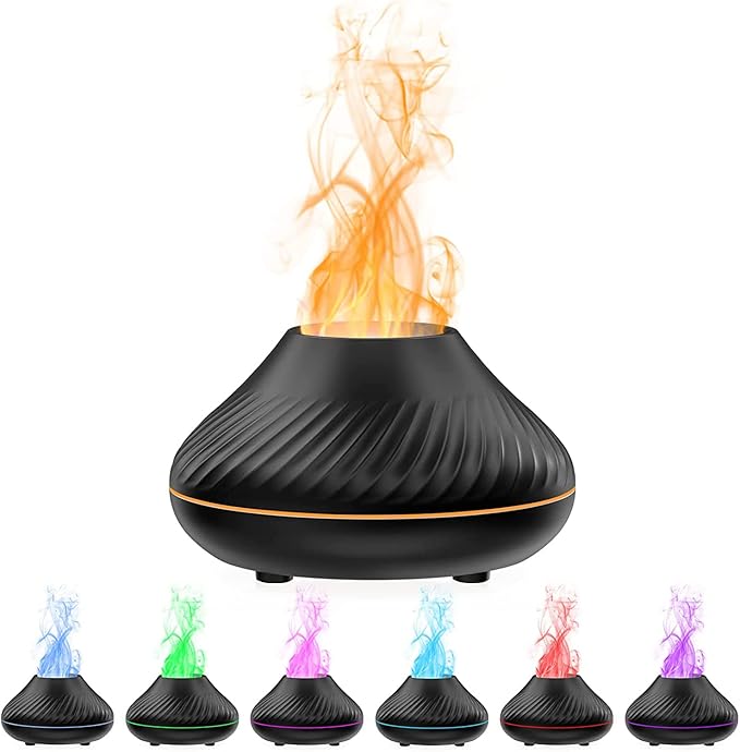 Essential Oil Diffuser, Flame Aroma Infuser for Essential Oils ...