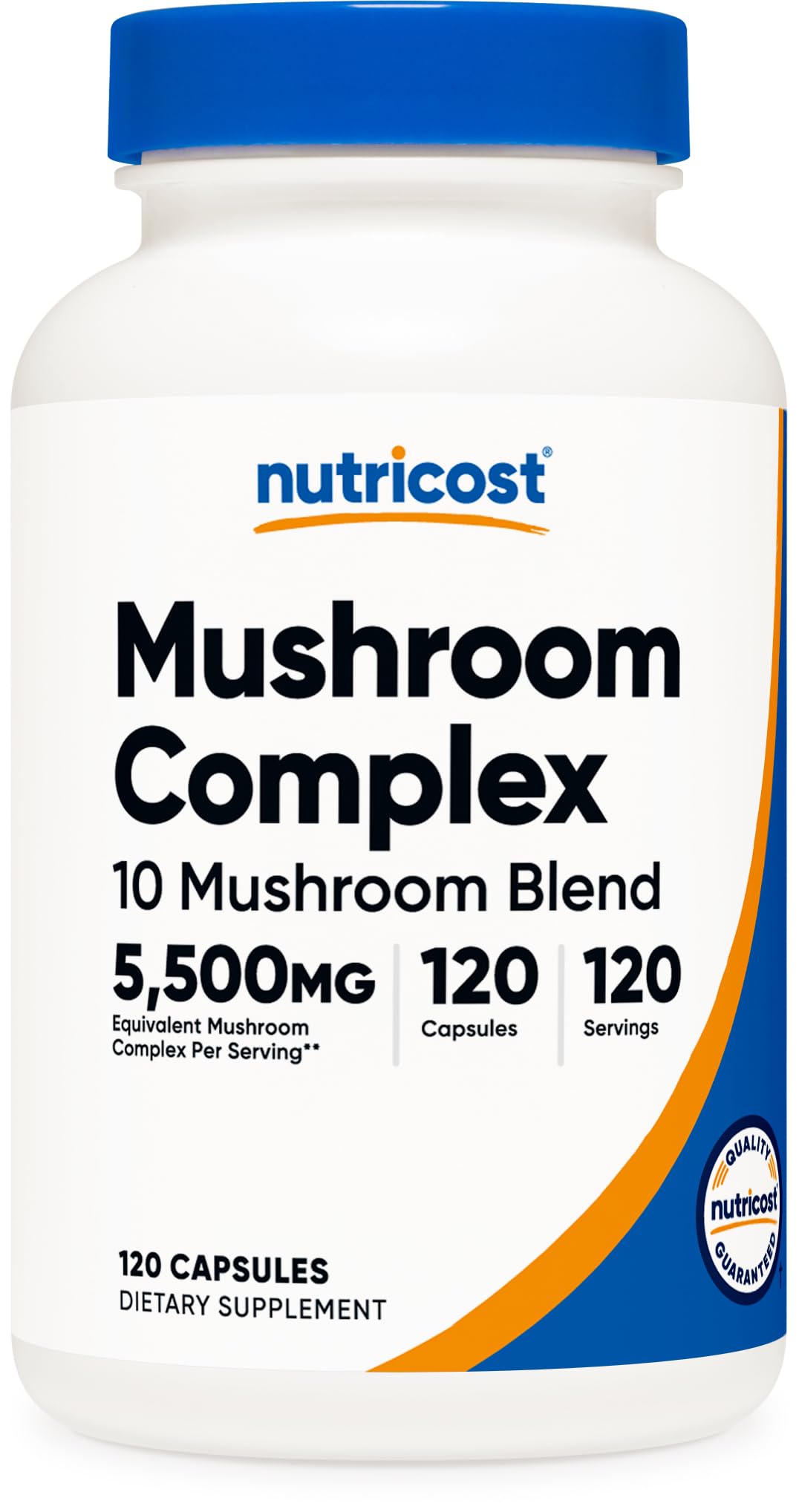 Amazon.com: Nutricost Mushroom Complex Supplement, 120 Capsules - 10 ...