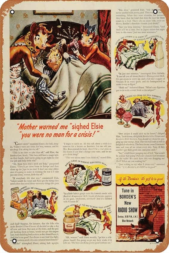 Amazon.com : 1945 Ad Borden Cheese Evaporated Milk Hemo Ice Cream ...