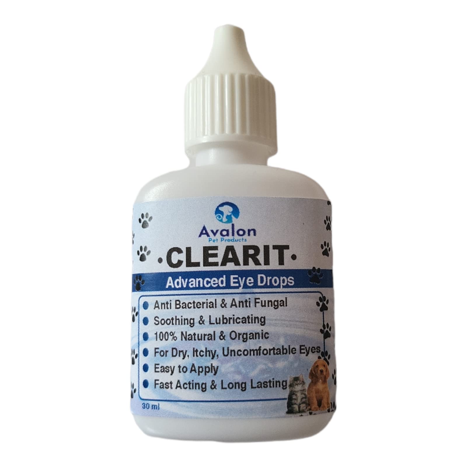 CLEARIT Pet/Dog/Cat Super Effective Advanced Eye Drops 30ml Anti ...
