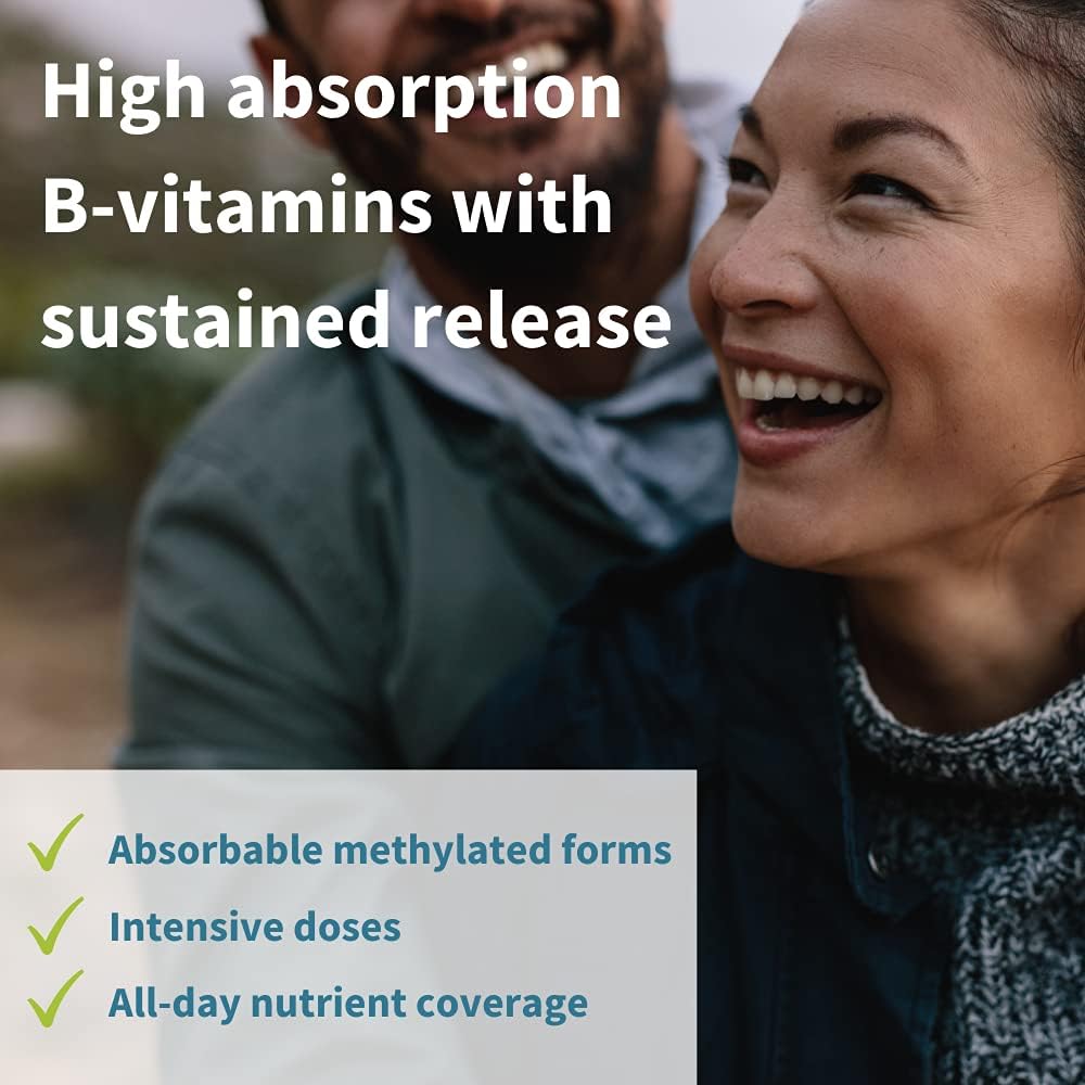 Super B-Complex – High Strength B Vitamins with folate, B6 & B12 Plus ...