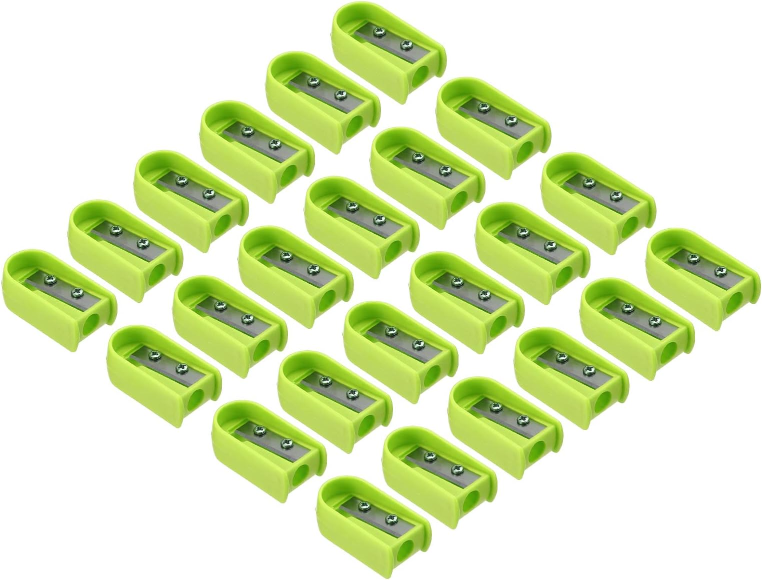 Amazon.com : Geosar Manual Pencil Sharpeners Bulk Small Dual Hole ...