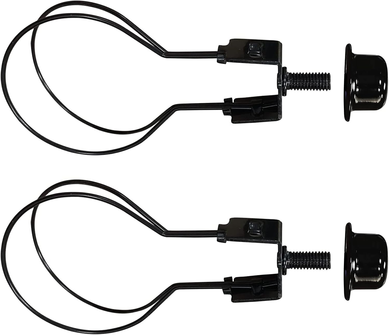 PEPWE 2Pcs Lamp Shade Harp Holder Adapter Lamp Shade Light Bulb Clip ...