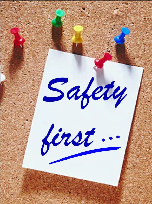 Safety First…. Sign Foam Board, Waterproof Sticker Fixed on Foam Board ...