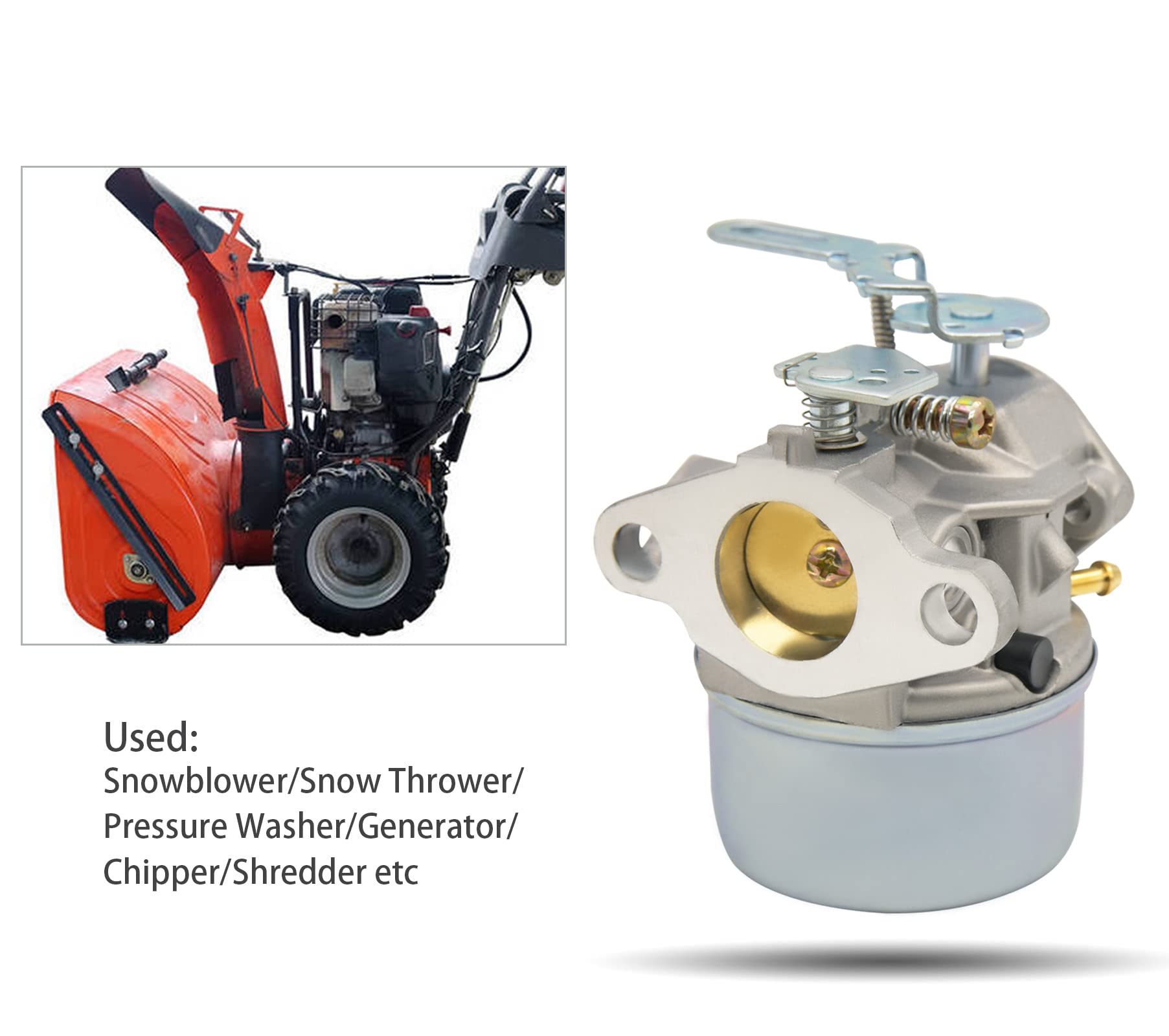 Toro Snow Blower HSSK40 Carburetor For Tecumseh MTD 632107 632107A ...