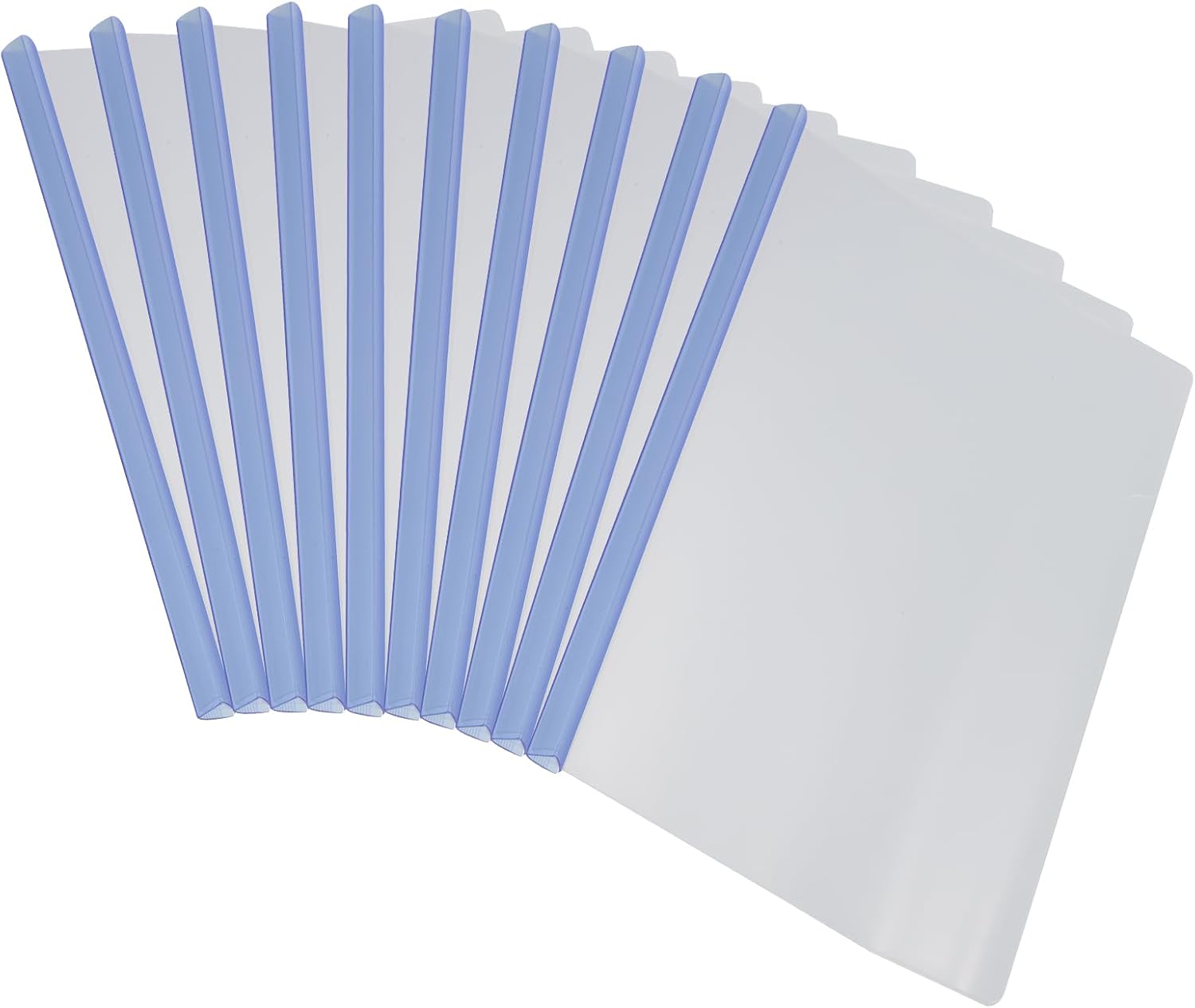 Amazon.com: PATIKIL Clear Report Covers with Sliding Bar, 10 Pcs 15mm ...