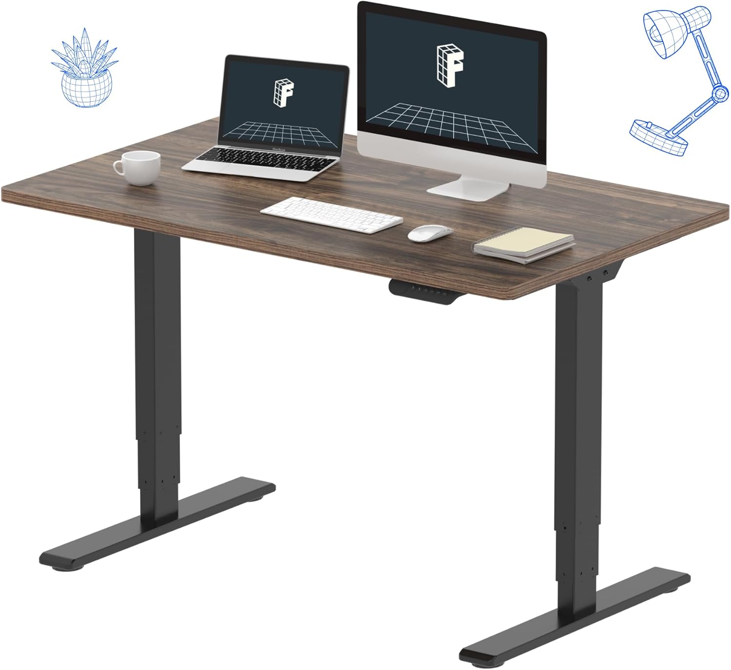 Amazon.com: FLEXISPOT E6 Essential 3 Stages Dual Motor Electric ...