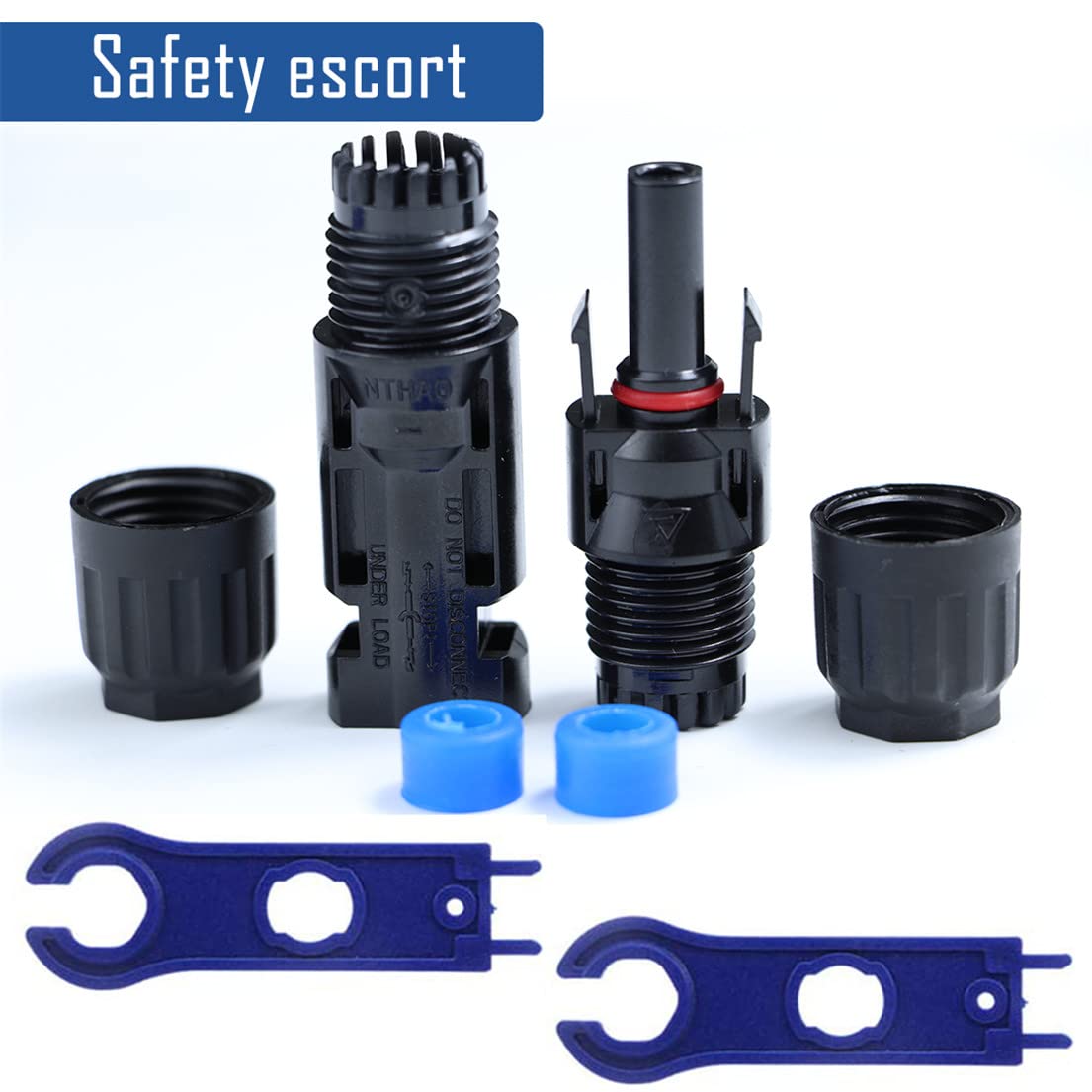 Solar Connectors Kit Solar Panel Cable Connector Entry Gland with ...