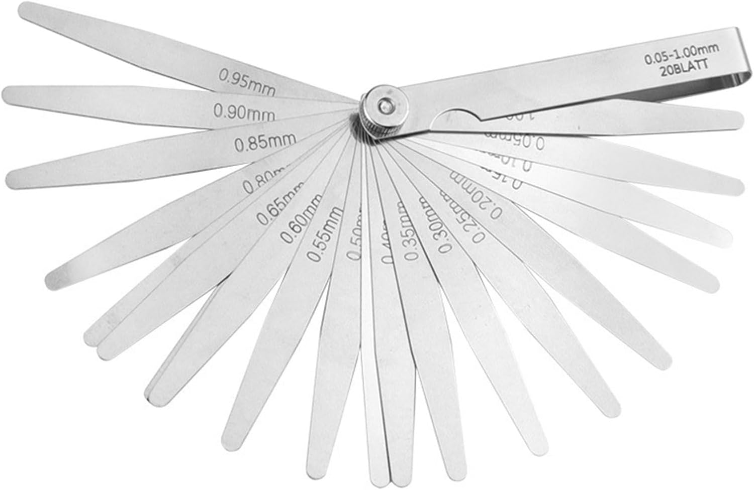 Amazon.com: Thickness Gauges Feeler Gauges 0.01-1mm/0.05-0.50mm/0.05-1 ...