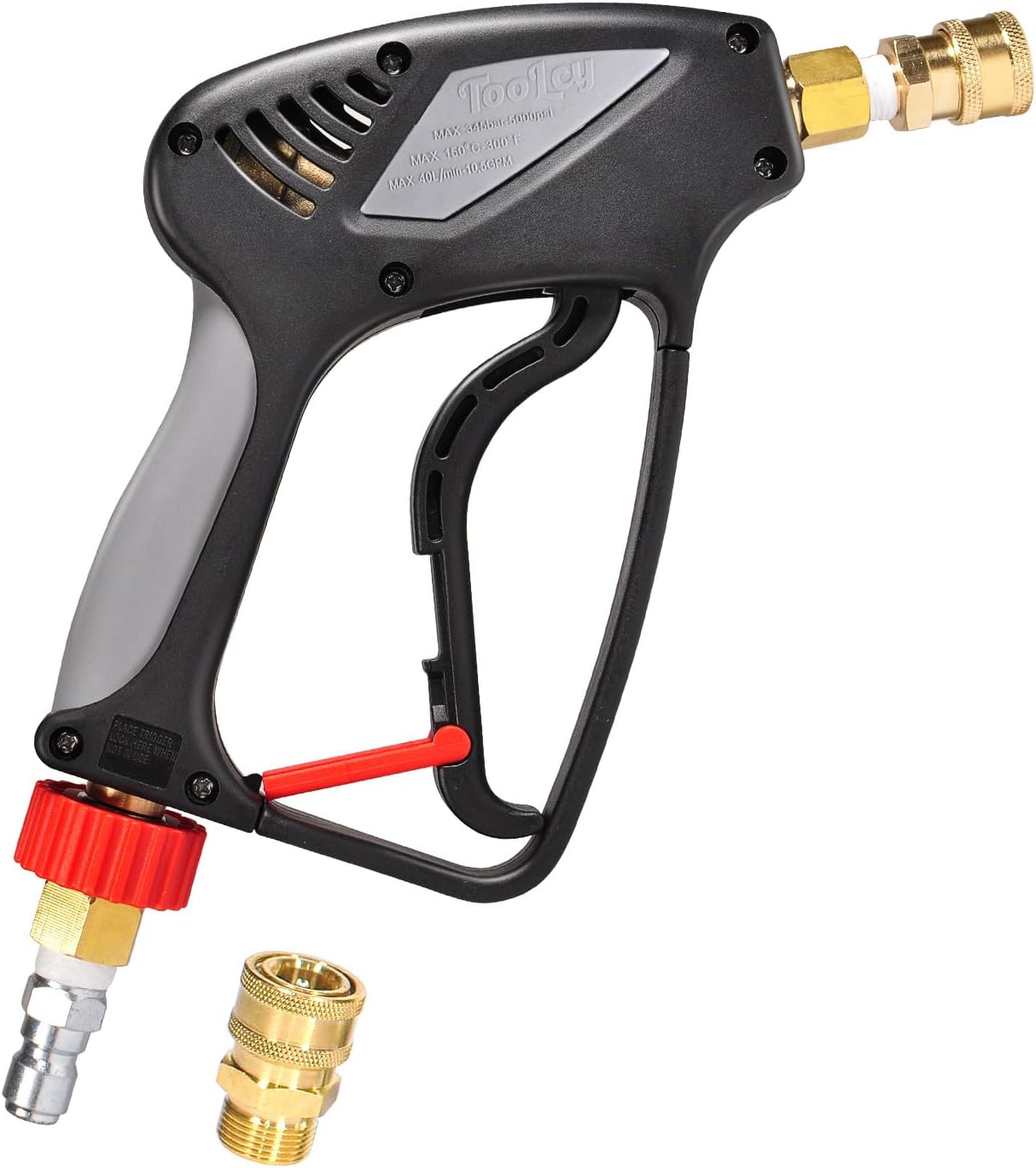 Amazon.com: Coyardor Pressure Washer Short Gun with Swivel, 4000PSI 6 ...