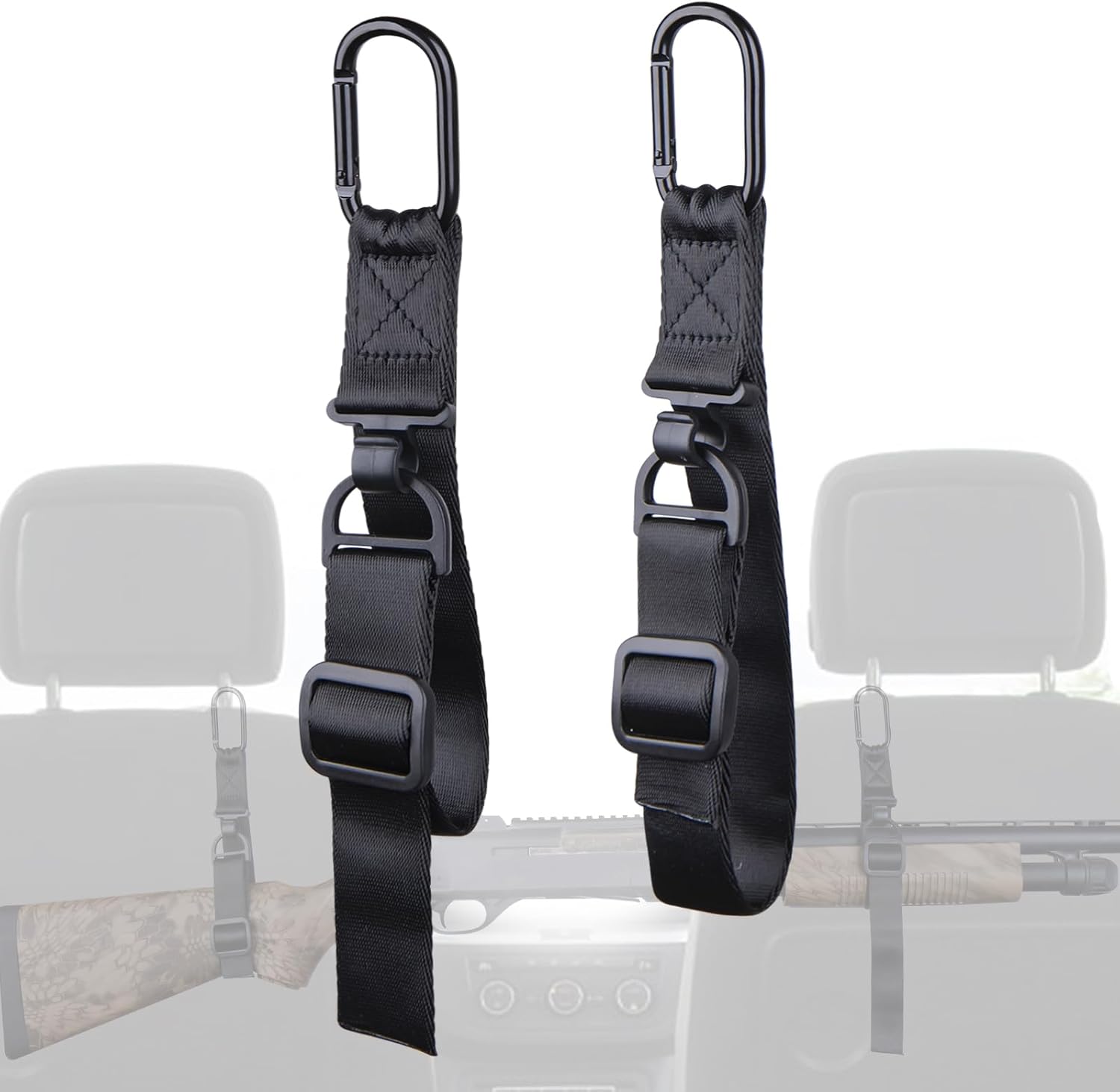 Amazon.com: DUXCIYHTA 4 PCS Gun Rack Automotive Headrest Gun Holder Fit ...