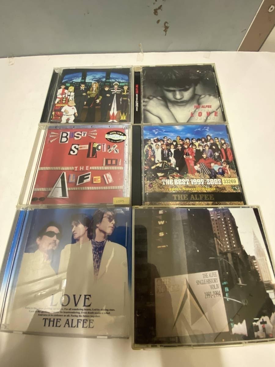 Amazon.co.jp: THE ALFEE(ジ・アルフィー）ベストアルバム 2CD CD +アルバム CD + シングル CD 計6枚セット レンタルアップ品 ジャンク : おもちゃ