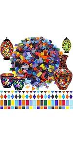 Amazon.com: 36 Sheets Opaque Stained Glass Bulk Variety Pack, 4 x 6 ...