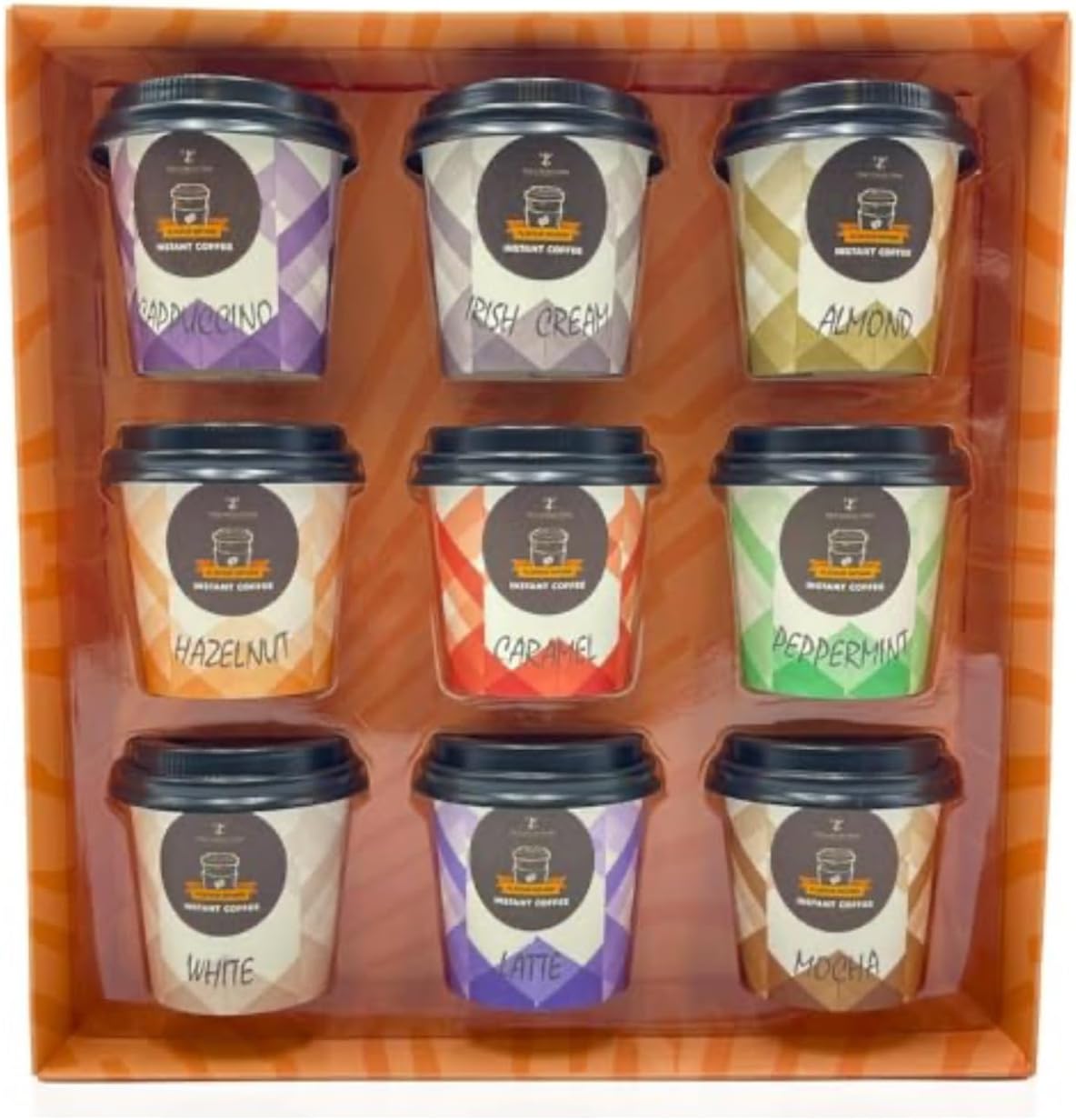 Travel Coffee Takeout Cups Gift Sets For Coffee Lovers - 9 Flavoured ...