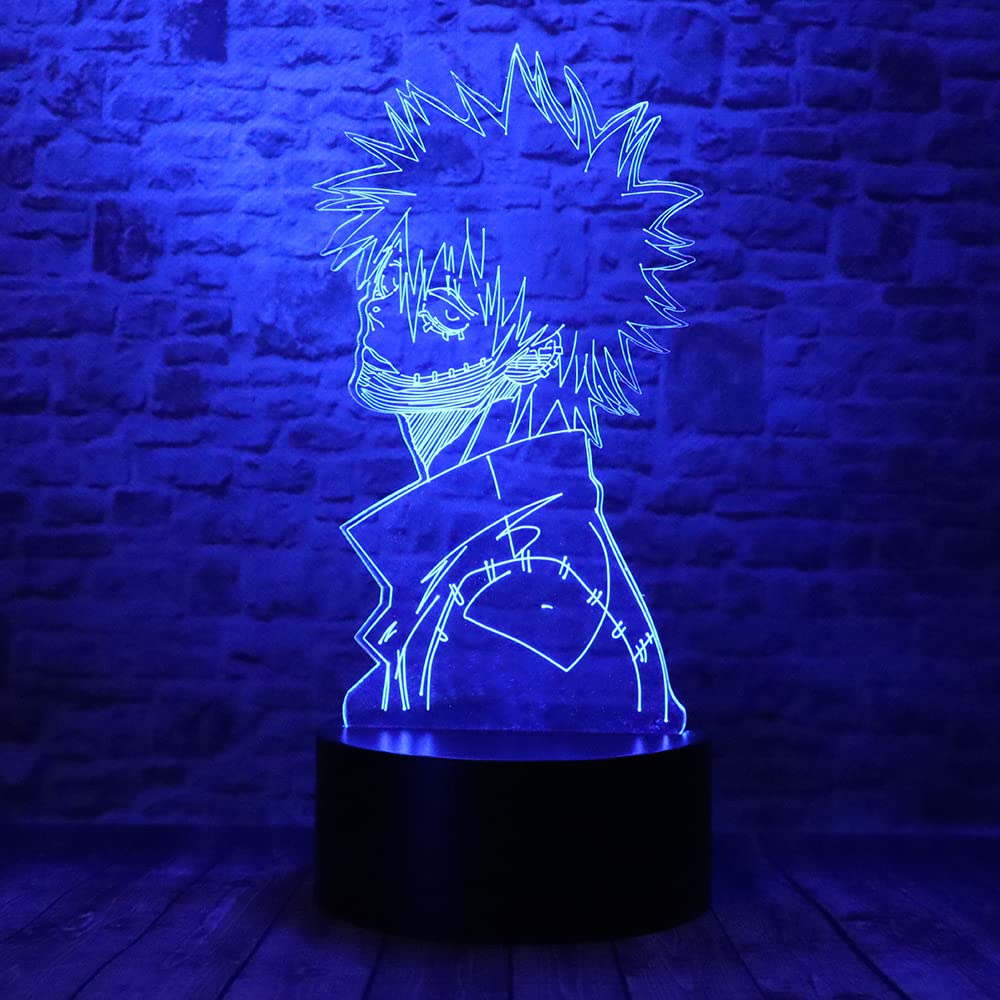 Cute My Hero Academia DABI Katsuki Bakugo Anime Character 3D Optical ...