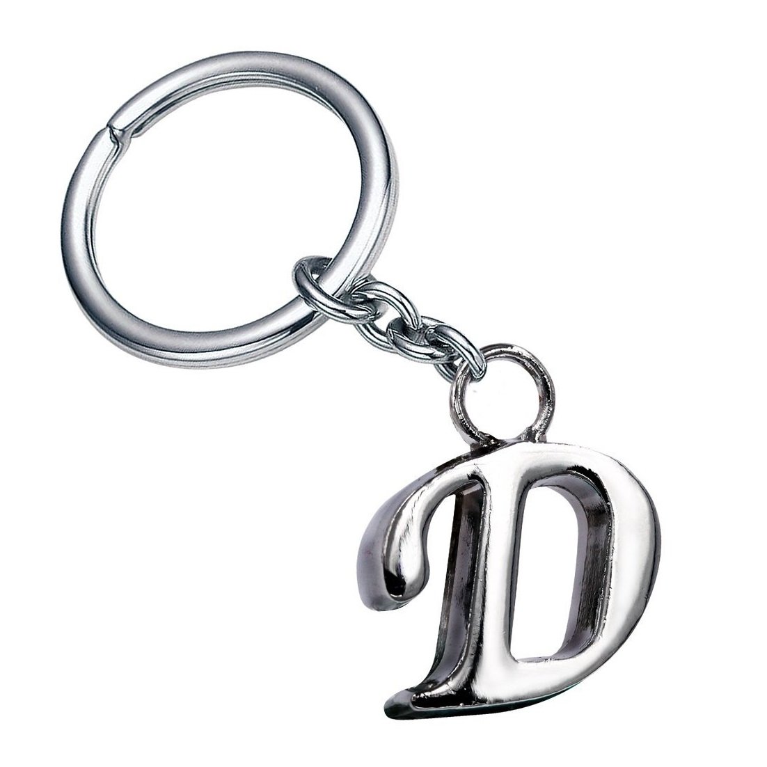 GCT Alphabet Letter D Metal Keychain for Car Bike Men Women Keyring ...