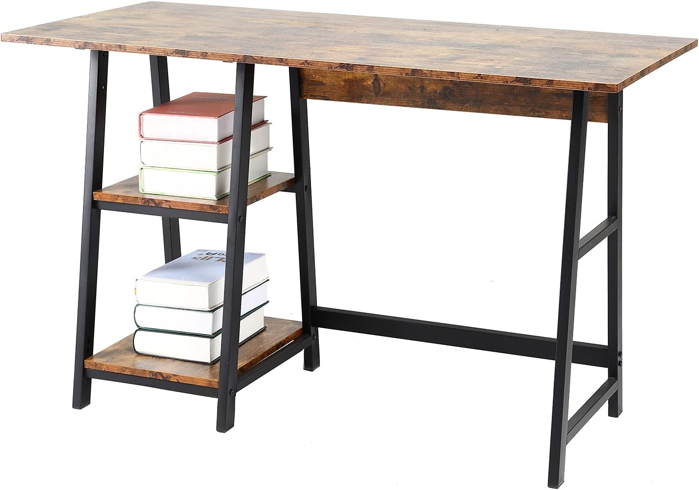 Oak & Tea Desk Practical Computer Desk, Laptop Desk 120x60x75cm Study ...