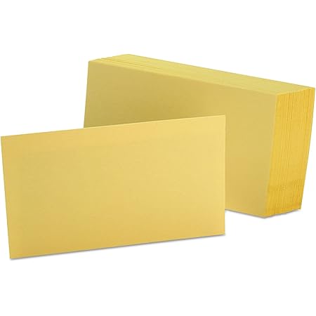 Amazon.com : Oxford Blank Color Index Cards, 3" x 5", Green, 100 Per ...
