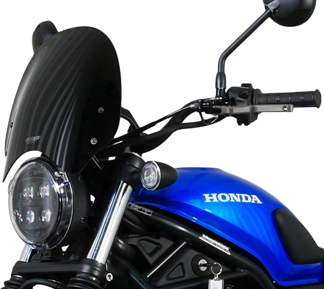 Amazon | MRA(エムアールエー) スクリーン CL250 CL500 ツーリング 取付ステー付属 ブラック MT151K ...