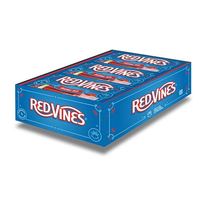Amazon.com : Red Vines Original Red Twists - 5 oz. tray, 12 per case ...