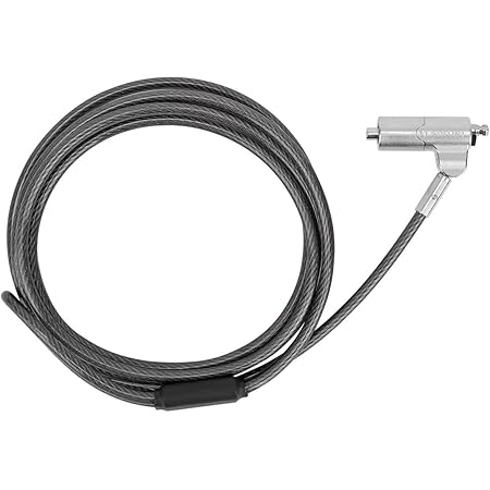 Amazon.com: Targus DEFCON Trapezoid Keyed Cable Lock for Laptop ...