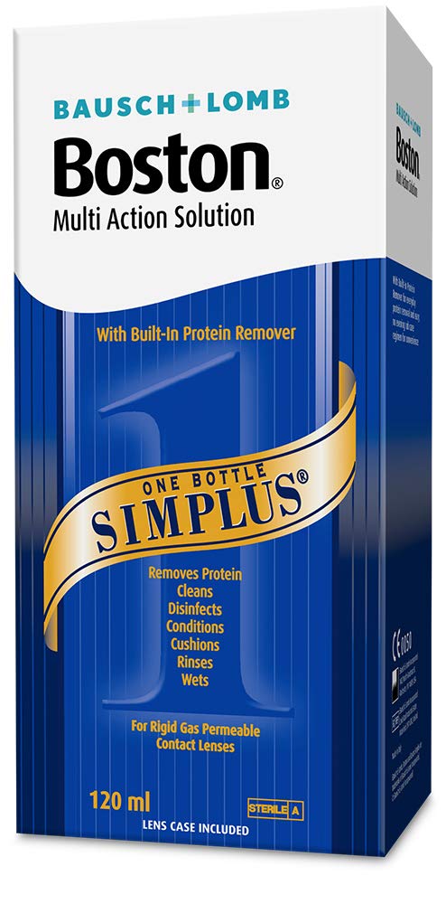 Buy Boston Simplus Multi-Action Solution, 120ml Contact Lens Solution ...