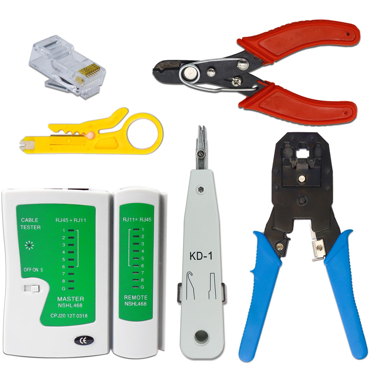 Electronic Spices Rj45 Rj11 Crimping Tool, Double Colour Grip 150B ...