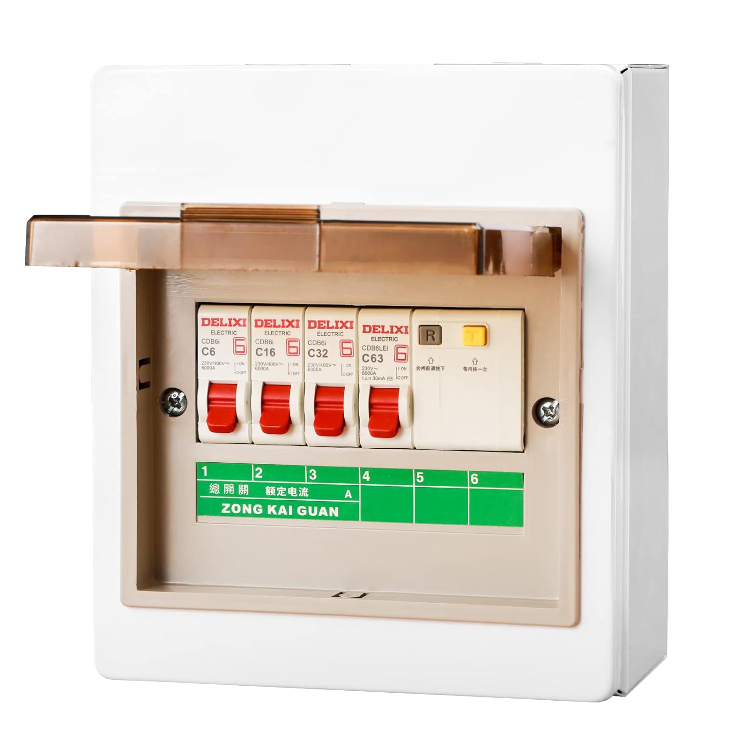 Consumer Unit Electrical Distribution Box 3 Way Garage Caravan Consumer ...