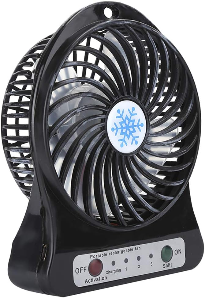 Amazon.com: CCYLEZ Mini Table Fan,3 Speed Baby Bed Car Seats Fan,USB ...