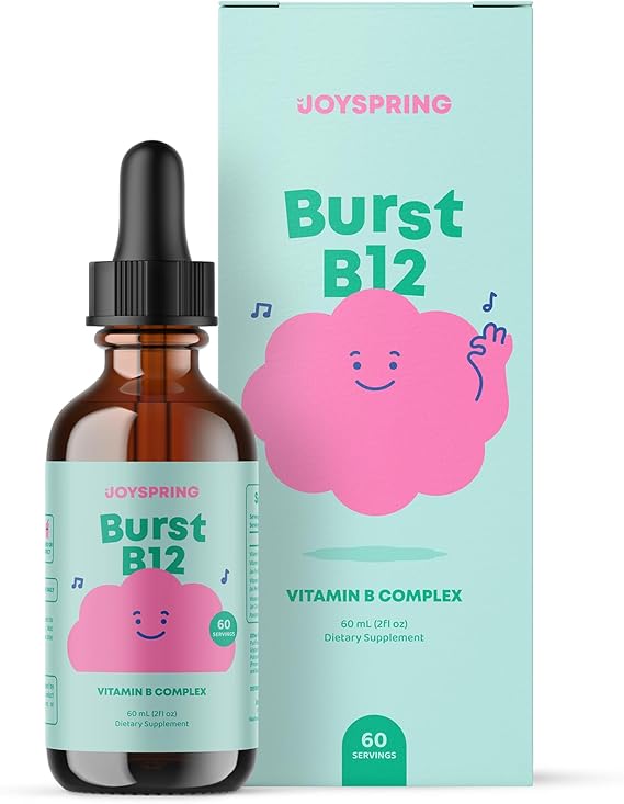 Amazon.com: JoySpring Burst B12 Drops - Vitamin B Complex for Kids (2 ...