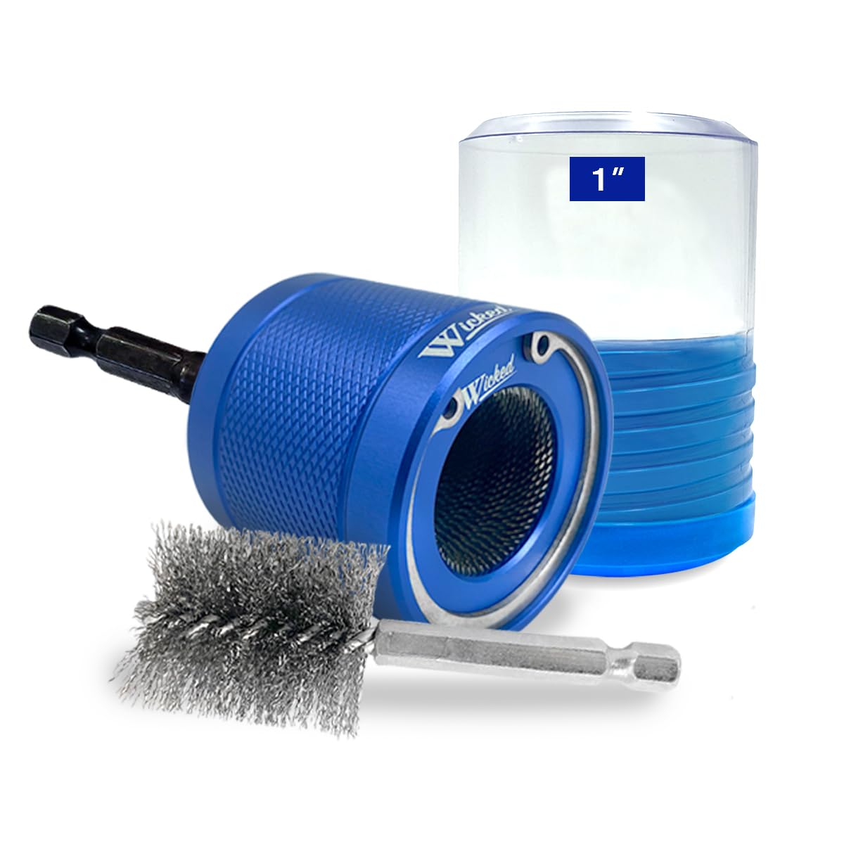 Wicked Wicked 1’’ Copper Tube Pipe Cleaning Brush Kit; The Professional ...