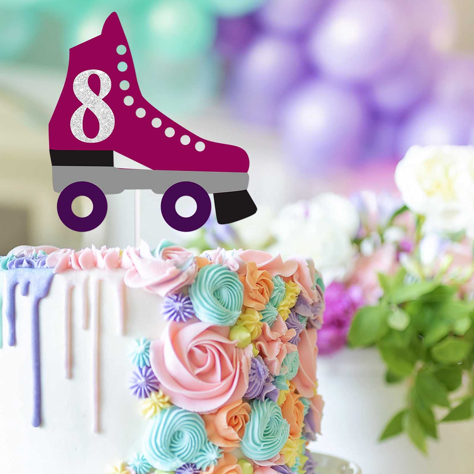 80s Roller Skate Themed Cake