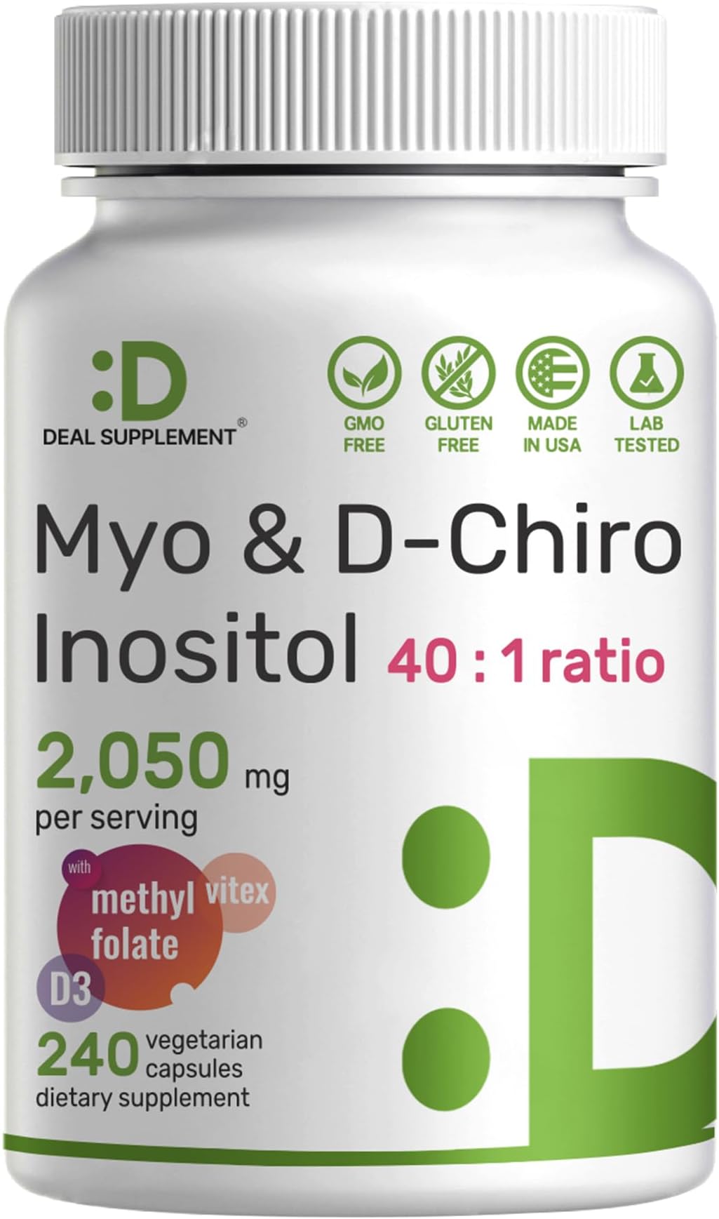 Amazon.com: Nutricost Myo Inositol & D-Chiro Inositol for Women 2000mg ...