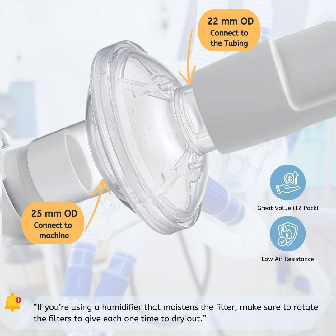 Snapklik.com : Nispira CPAP Inline Filter Viral For BiPAP CPAP Machines ...